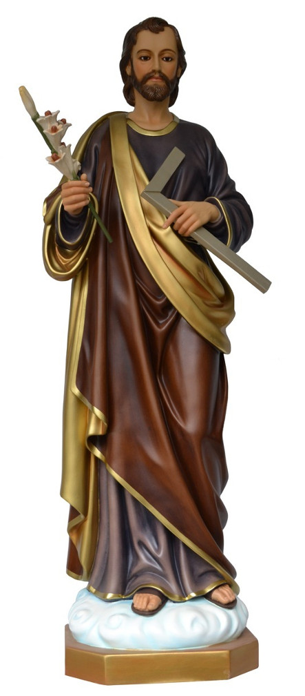 St. Joseph The Worker Church Statue - 48 Inch - Polymer Resin - Patron ...