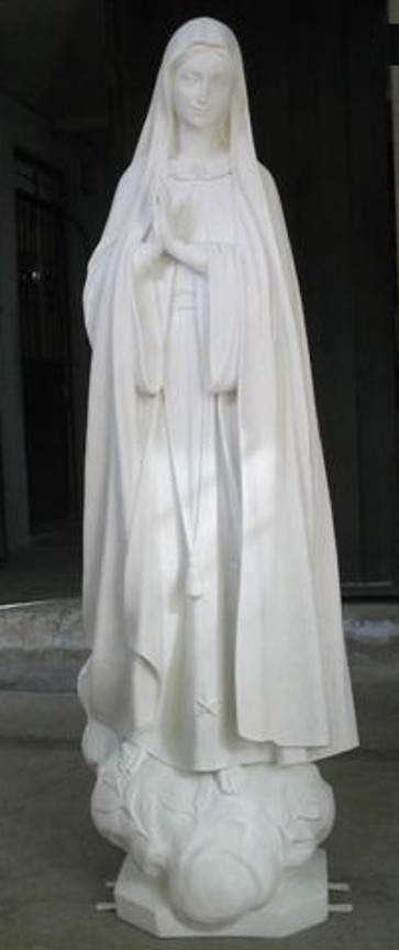 Our Lady of Fatima Outdoor Garden Church Statue - 60 Inch - Made of Resin