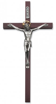 Wall Crucifix - 10 Inch - Cherry Cross