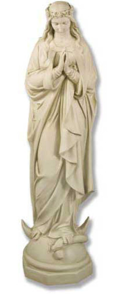 Immaculate Conception Church Statue - Indoor / Outdoor - 54 Inch ...