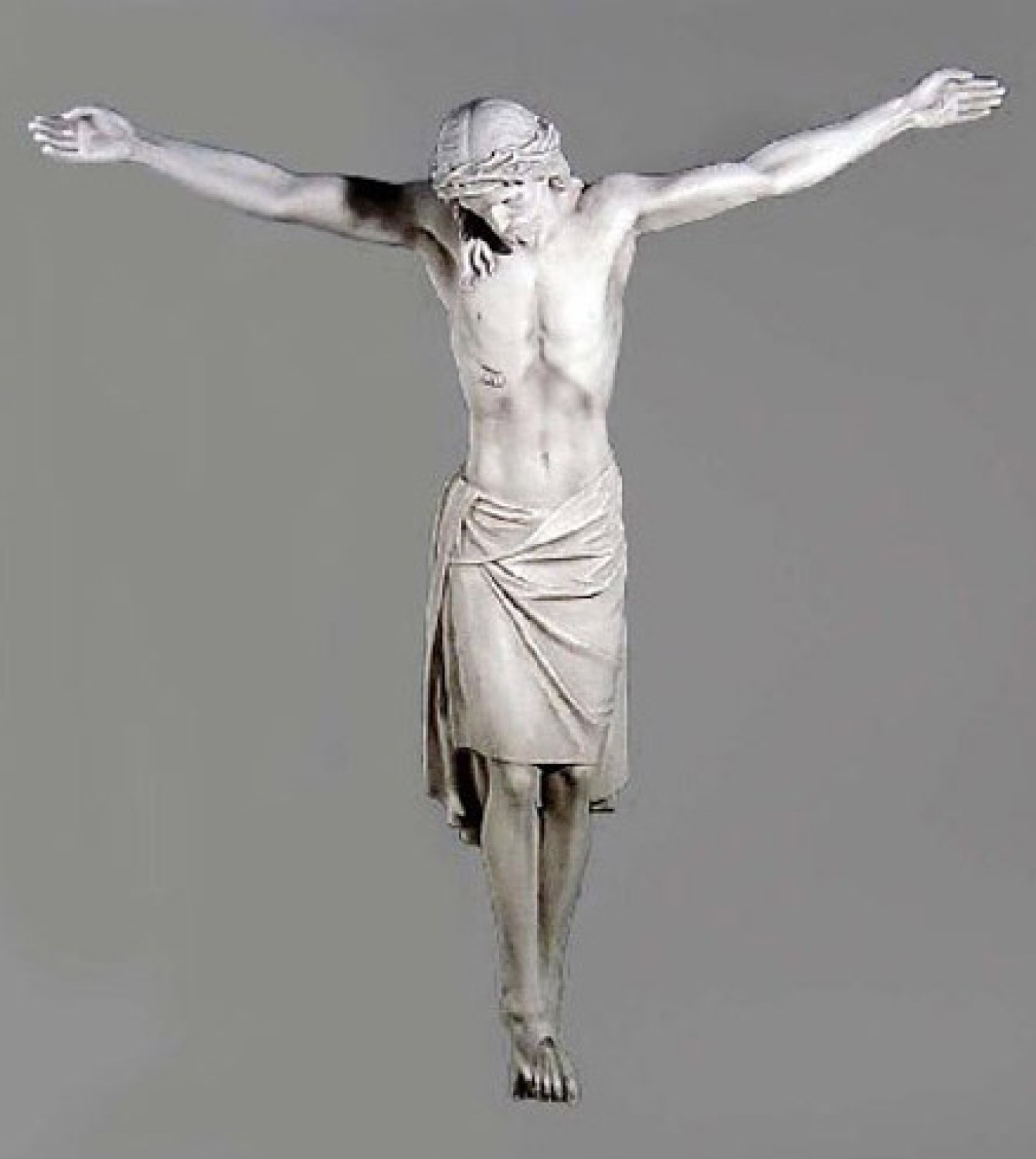 Crucified Jesus Corpus - Outdoor Garden Statue - 72 Inch - Antique ...
