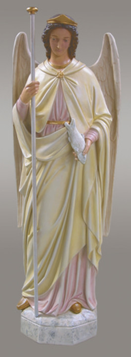 St. Raphael The Archangel Church Statue - 58 Inch - Painted Fiberglass