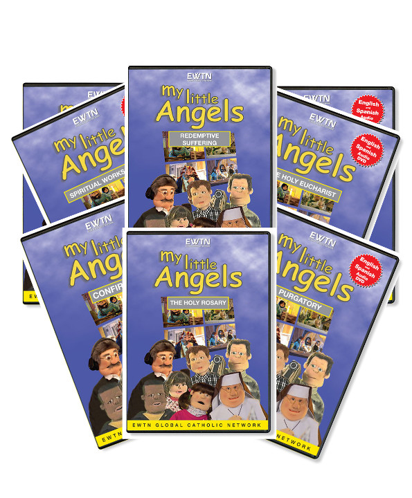 My Little Angels EWTN Animated Puppet Television Video Series - 24 DVD Set / 30 Min. Each
