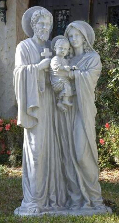 Outdoor Cement Statue Of The Holy Family Religious Statues Catholic