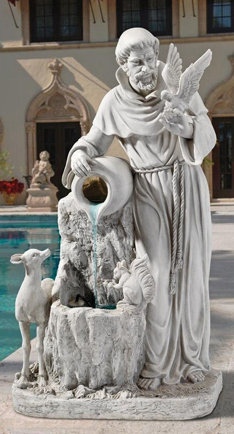 Religious Outdoor Fountains Custom Polyresin Indoor Fountain Resin