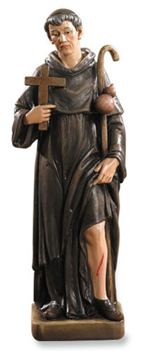 St. Peregrine Statue - 8 Inch - Hand-painted Resin - Patron Saint of ...