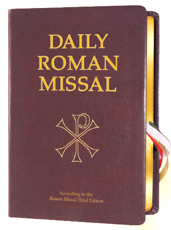 New Daily Roman Missal - Burgundy Bonded Leather - 4.75 x 6.75 ...