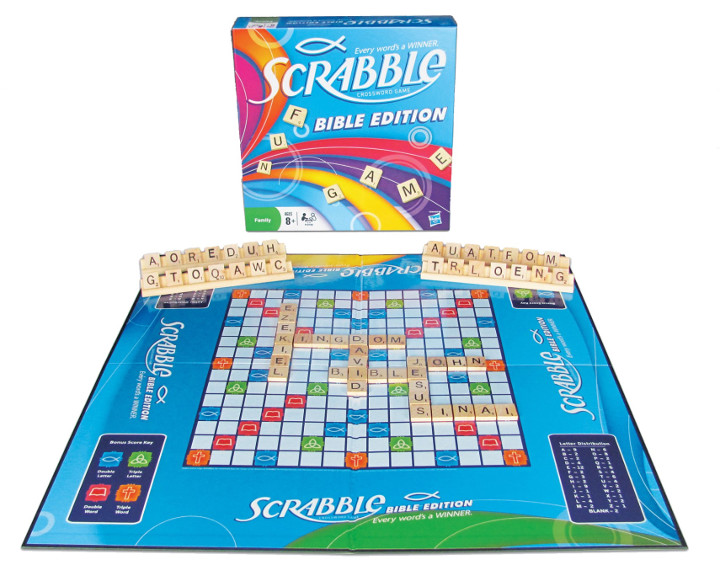 Scrabble Bible Edition Game - 2 to 4 Players - Ages 8 & Up