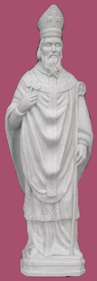 St. Patrick Statue - Indoor Outdoor Statue - Granite Look - 24 Inch